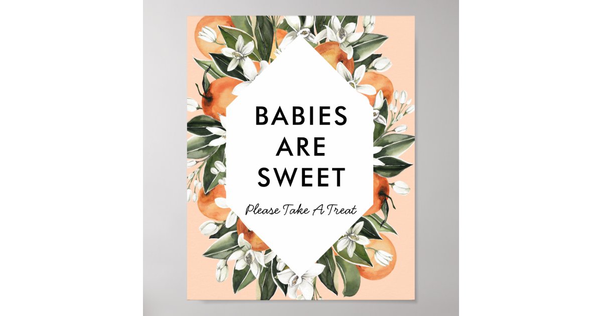 Little Cutie Themed Babies Are Sweet Sign | Zazzle