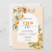 Little cutie Two cute 2nd birthday party Invitation | Zazzle