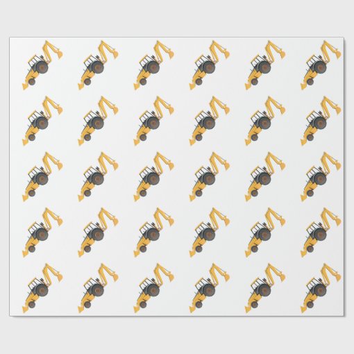 Little Digger - Glossy Wrapping Paper, 30" x 6' Wrapping Paper | Zazzle