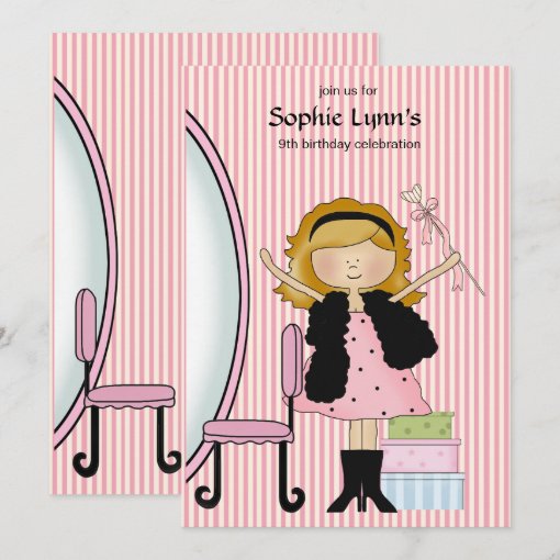 Little Diva Birthday Invitation | Zazzle