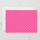 Little Dots Hot Pink Personalized Note Card | Zazzle