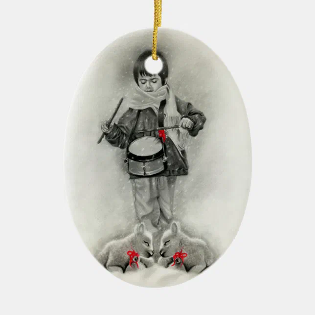 Little drummer boy Ornament | Zazzle