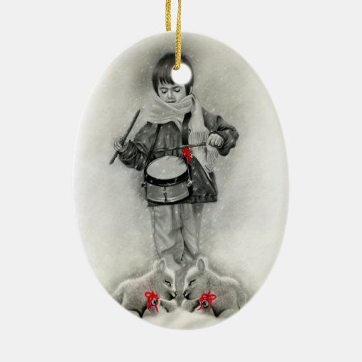 Little drummer boy Ornament | Zazzle