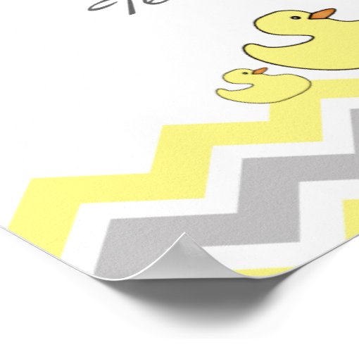 Little Ducks Baby Shower Banner Welcome sign | Zazzle