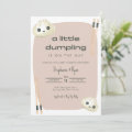 Little Dumpling Dim Sum Baby Shower Invitation | Zazzle