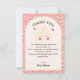 Little Dumpling Dim Sum Baby Shower Thank You Card | Zazzle