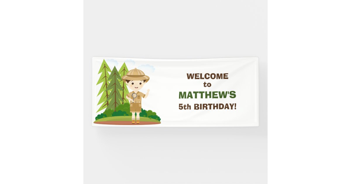 Little Explorer Banner | Zazzle