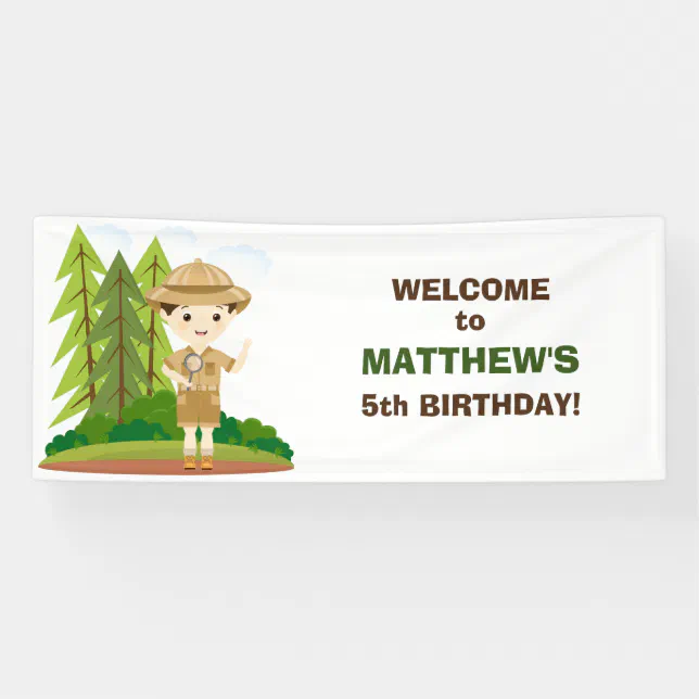 Little Explorer Banner | Zazzle
