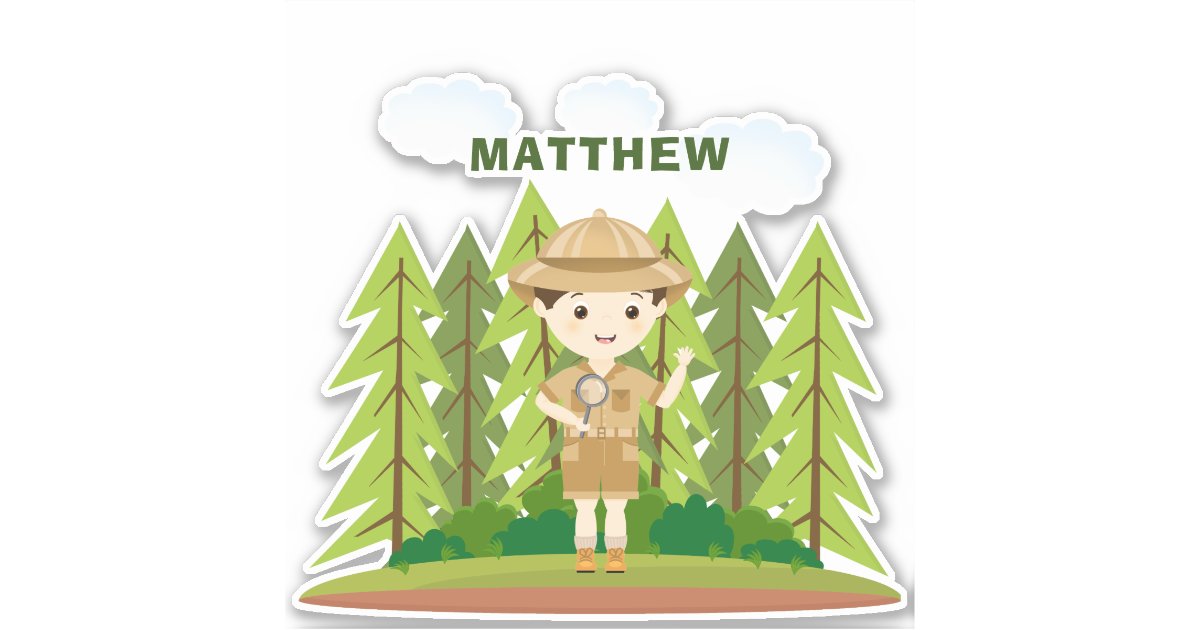 Little Explorer Sticker | Zazzle