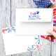 Little Firecracker 4th of July 1st Birthday Party Envelope | Zazzle