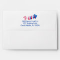 Little Firecracker 4th of July 1st Birthday Party Envelope | Zazzle