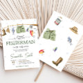 Little Fisherman Baby Shower Invitation | Zazzle