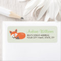 Little Fox Address Label | Zazzle