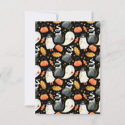 Little Ghost | Halloween Baby Shower Guessing Game Invitation | Zazzle