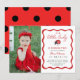 Little Girl Ladybug Birthday Party Photo Invitation | Zazzle