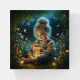 Little Girl With Lightning Bugs Paperweight | Zazzle
