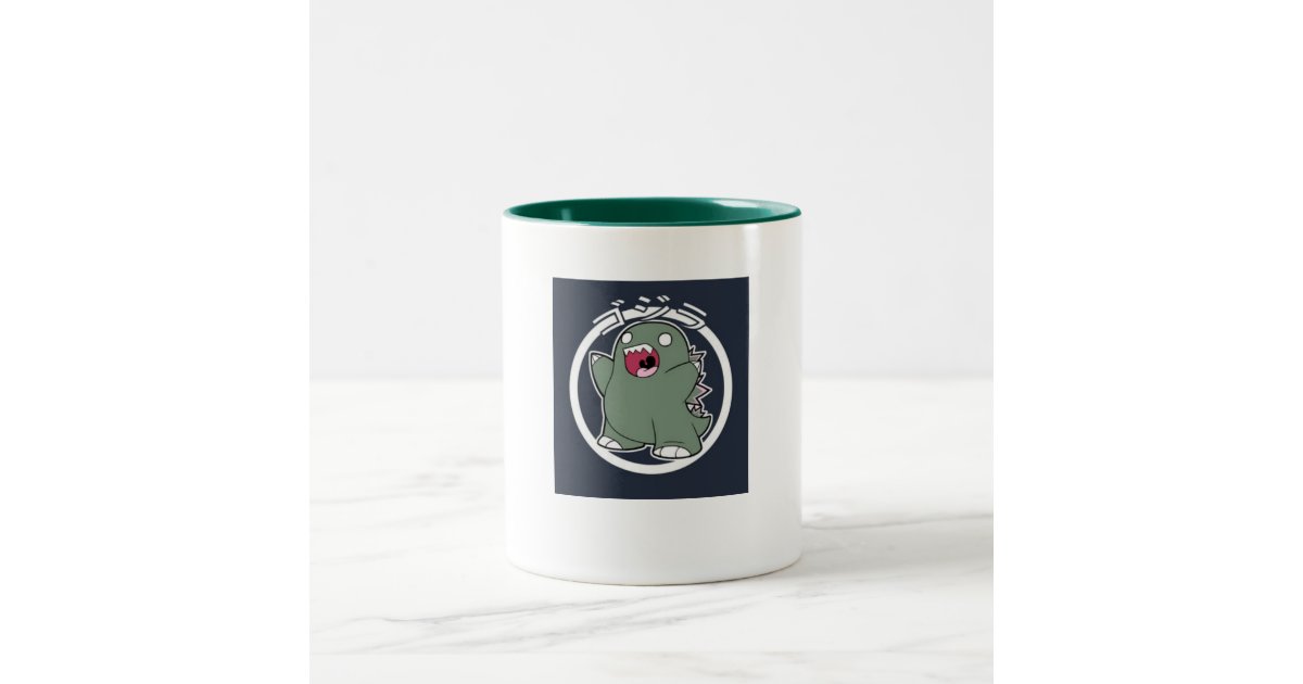 Little Godzilla Two-Tone Coffee Mug | Zazzle