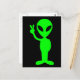 Little Green Man Postcard | Zazzle