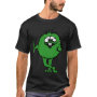 little green middle finger guy T-shirt | Zazzle