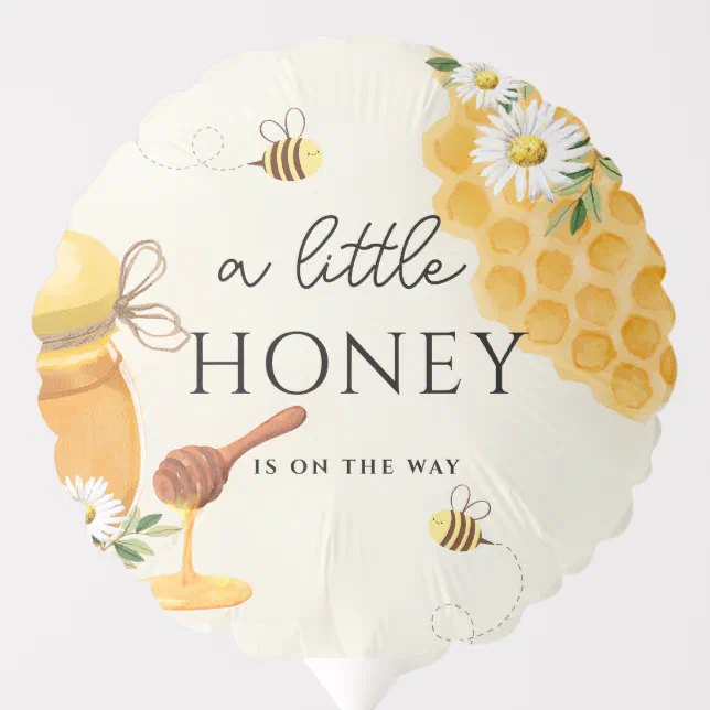 little honey Bee Baby Shower Balloon | Zazzle
