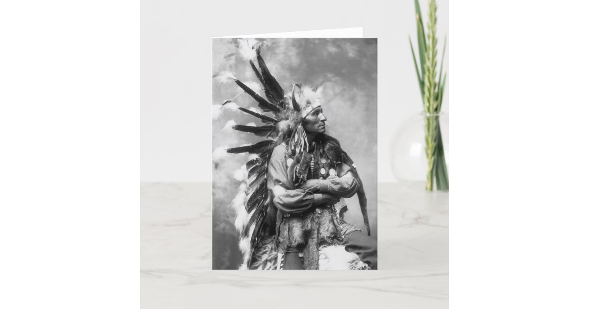 Little Horse, Oglala Sioux, 1890s Card | Zazzle