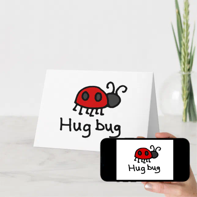 Little Hug Bug Card | Zazzle