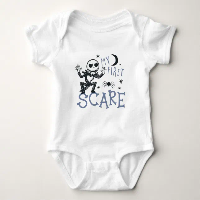 Little Jack Skellington - My First Scare Baby Bodysuit | Zazzle