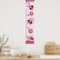 Little Ladybugs Girl Growth Chart Keep at 8x44! | Zazzle