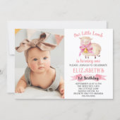 Little Lamb 1st Birthday Party Photo Invitation | Zazzle