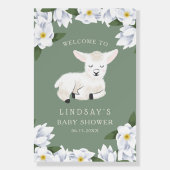Little Lamb Baby Shower Welcome Sign | Zazzle