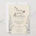 Little Love Bug QR Code Baby Shower Invitation | Zazzle