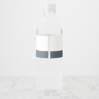 Little Man Bottle Wrapper with Bow Tie Water Bottle Label | Zazzle