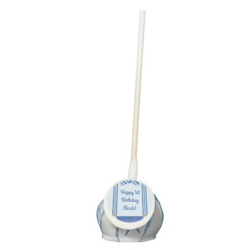 Little Man Boy's 1st Birthday Party Cake Pops | Zazzle