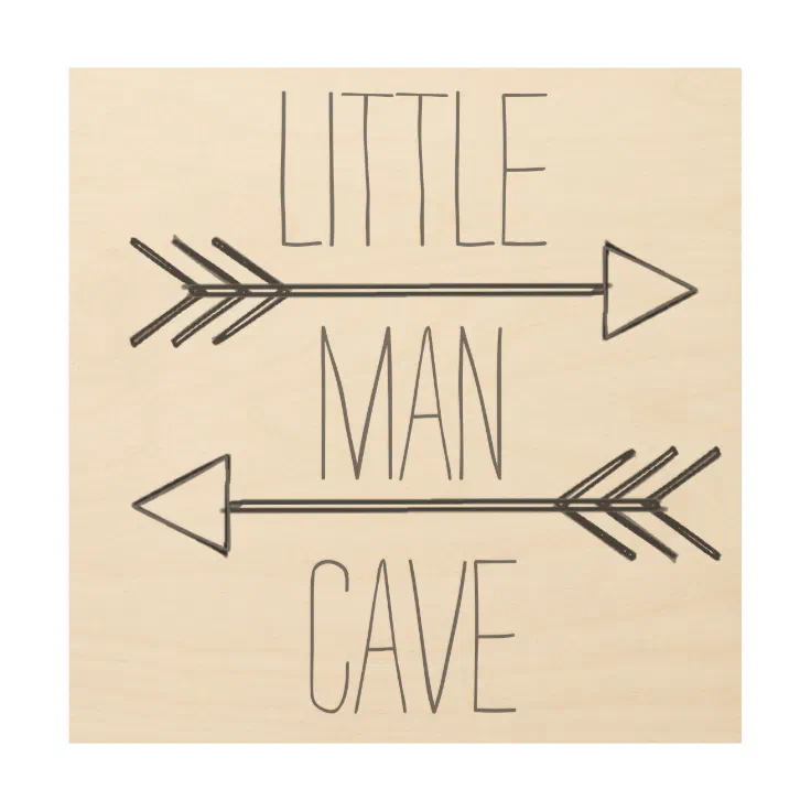 little man cave sign | Zazzle