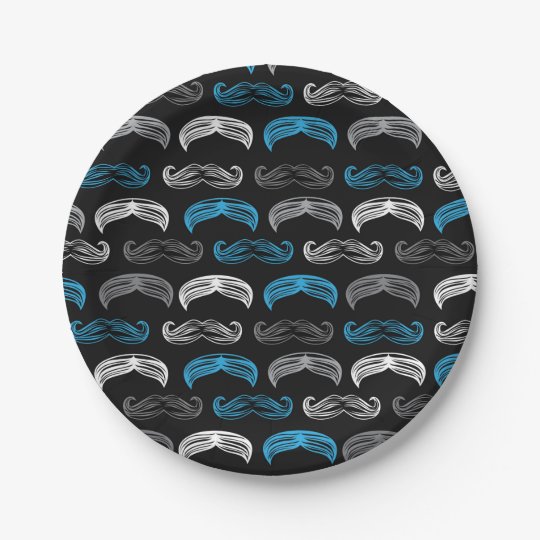 Little Man / Mustache - Party - Paper Plates | Zazzle.com