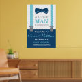 Little Man Welcome Sign Poster, Baby Shower | Zazzle