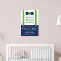 Little Man Welcome Sign Poster, Baby Shower | Zazzle