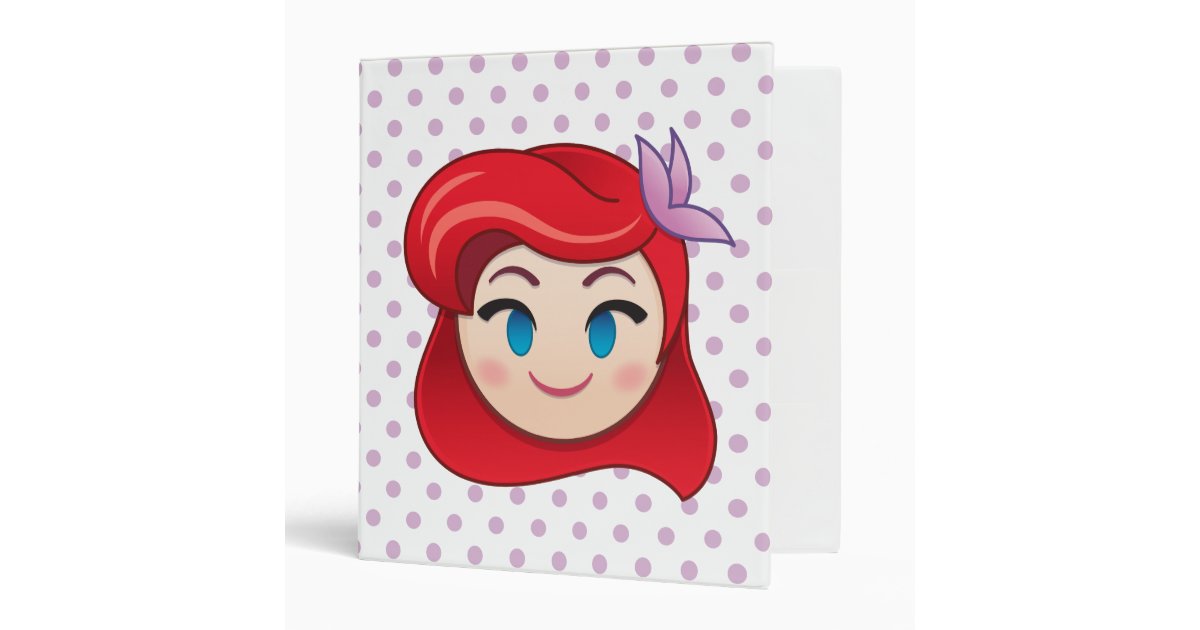 Little Mermaid Emoji | Princess Ariel Binder | Zazzle