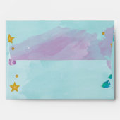 Little Mermaid Under the Sea Invitation Envelope | Zazzle