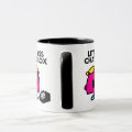 Little Miss Chatterbox & Black Telephone Mug | Zazzle