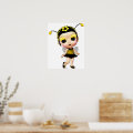 Little Miss Lady Bumblebee Poster | Zazzle
