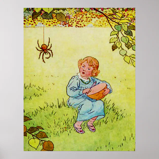 Little Miss Muffet Poster | Zazzle