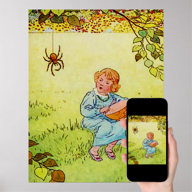 Little Miss Muffet Poster | Zazzle