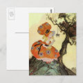 Little Miss Muffet & Spider, Vintage Mother Goose Postcard | Zazzle