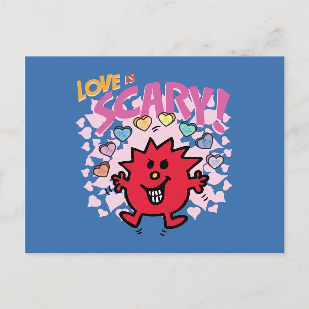 Little Miss Scary | Valentine Holiday Postcard | Zazzle