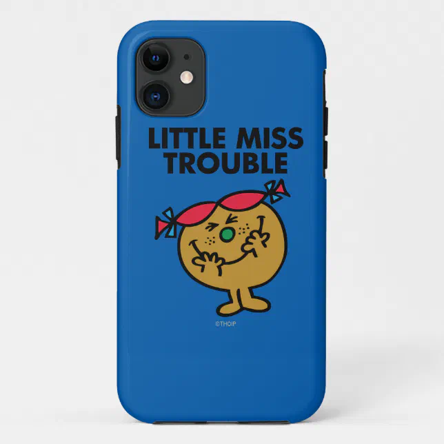 Little Miss Trouble | Laughing Case-Mate iPhone Case | Zazzle