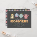 Little Monster Mash Halloween Boy Birthday Invitation | Zazzle