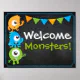 Little Monster Welcome Sign | Zazzle