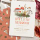 Little Mushroom Fall Autumn 1st Birthday Invitation | Zazzle