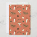 Little Mushroom Fall Autumn 1st Birthday Invitation | Zazzle